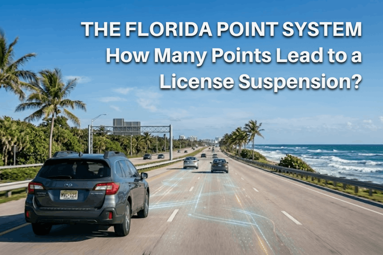 The Florida Point System: How Many Points Lead to a License Suspension ...
